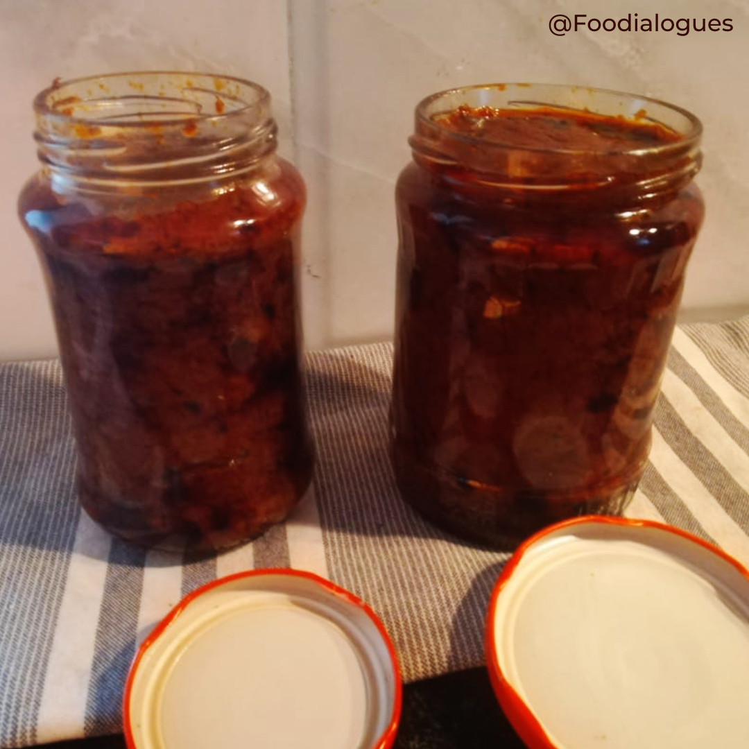Mango Thokku (Grated Raw Mango Pickle)