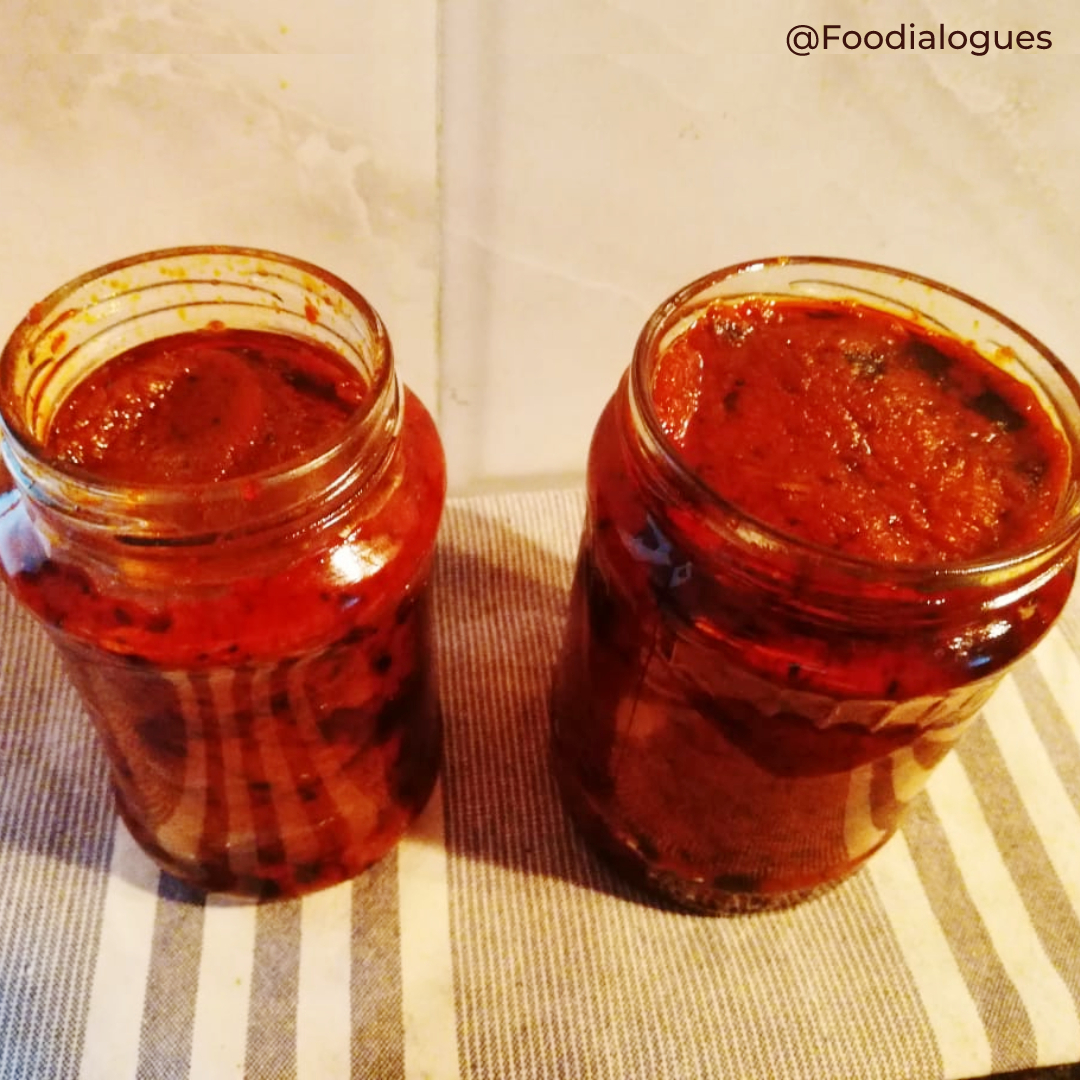 Mango Thokku (Grated Raw Mango Pickle)